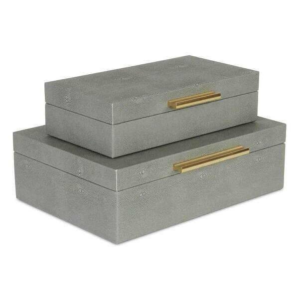 decorative shagreen boxes