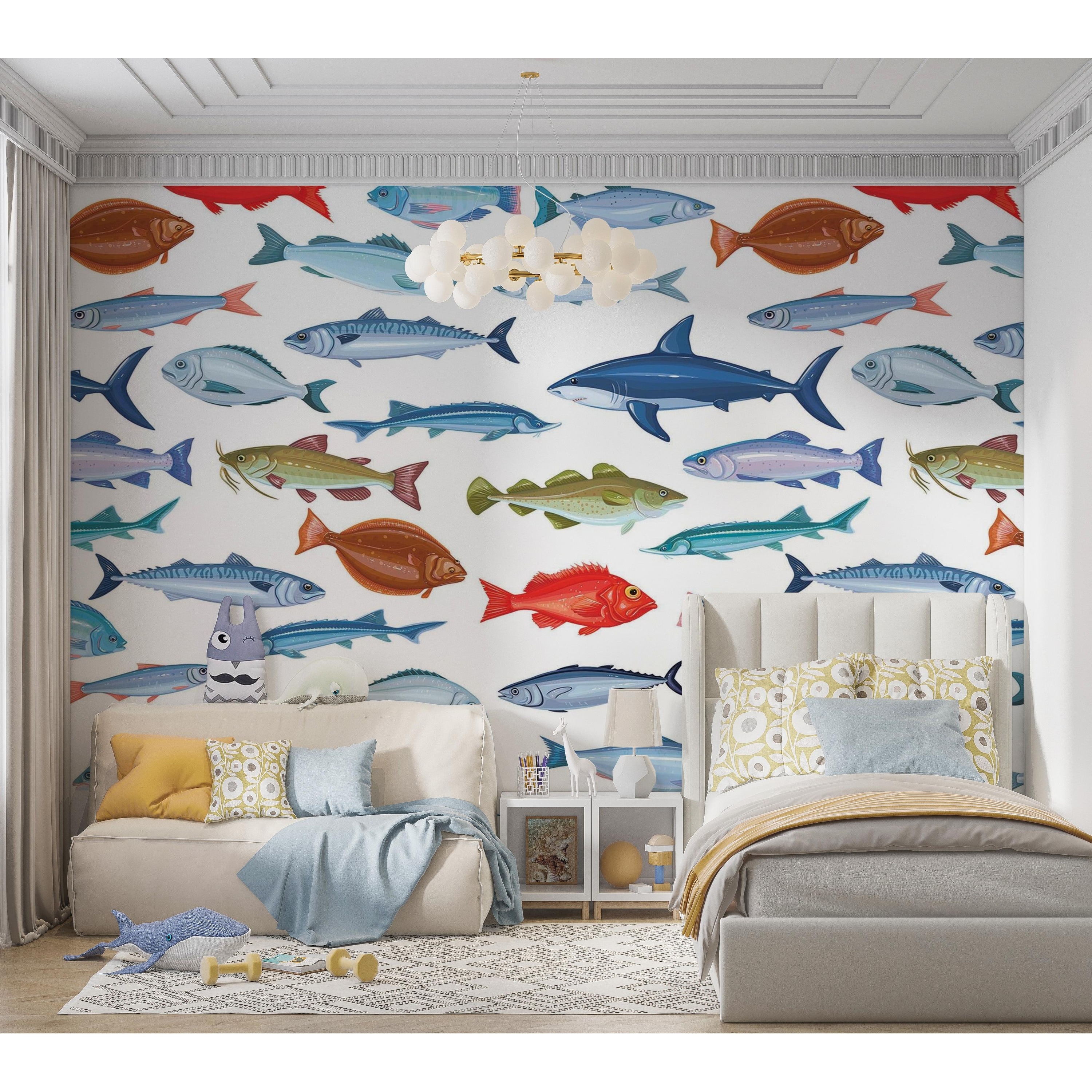 fish print wallpaper