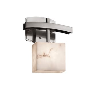 Justice Design LumenAria Archway ADA 1-light Brushed Nickel Wall Sconce ...