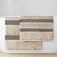 INK+IVY Asher Woven Texture Stripe Bath Rug - Bed Bath & Beyond - 35458056