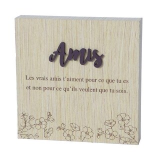Amis - With Text Block Sign - Bed Bath & Beyond - 40441226