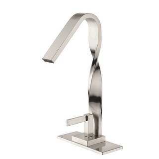 Single Handle Waterfall Bathroom Faucet Single Hole Matte Black ...