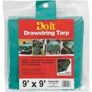 Dynatech International Inc. 9X9 Green Yard Tarp 755648 Unit: EACH - Bed ...
