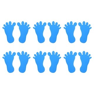 Feet Markers 4.72x9.45 Inch 6 Pair Foot Spot Marker Floor Markers Blue ...