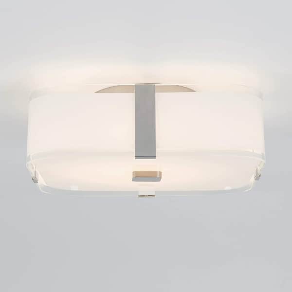 Artika Subway LED Integrated Square Modern Flushmount Ceiling Light ...