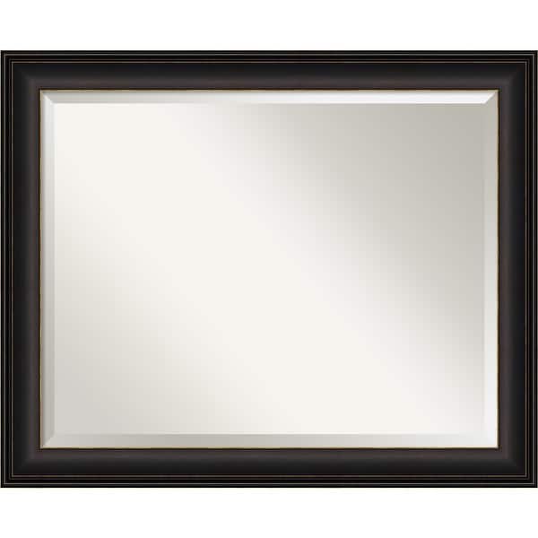 Beveled Bathroom Wall Mirror - Trio Oil Rubbed Bronze Frame - Trio Oil ...