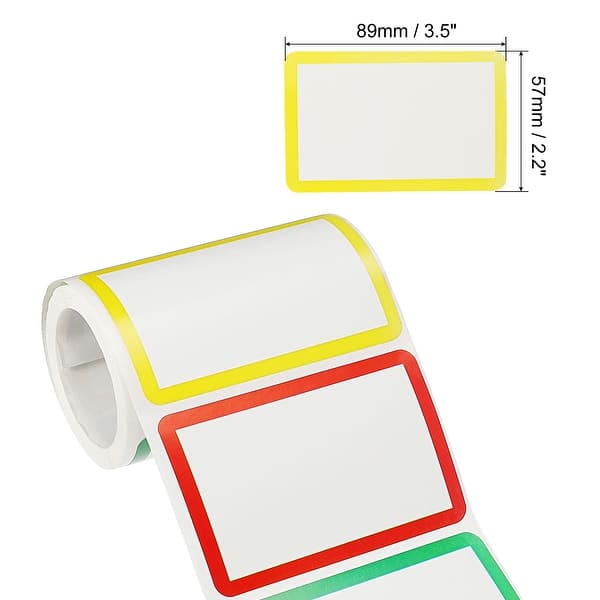 300Pcs 2.2x3.5 Inch Food Storage Labels Adhesive Paper Marker Stickers ...