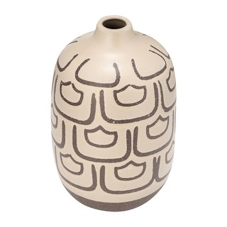 Sagebrook Home 10" Ceramic Vase Contemporary Decorative Vase Creative ...