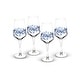 Spode Set of 4 Blue Italian Wine Glasses - 16 oz. - Bed Bath & Beyond ...