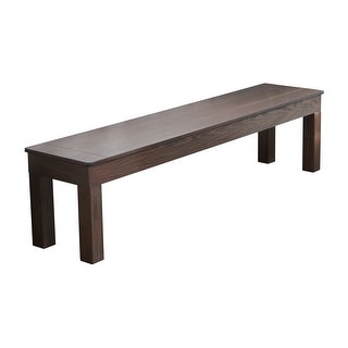 76" Unpadded Storage Bench Weathered Dark Chestnut - Bed Bath & Beyond ...