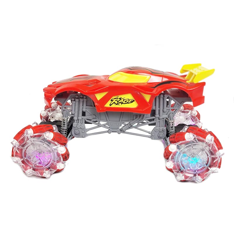 Red Dragon Remote Control Stunct Racer Speed Car Rotating HeadLight and ...