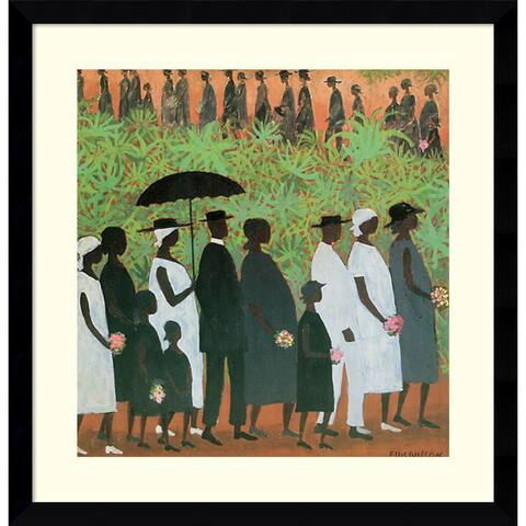 Funeral Procession by Ellis Wilson Framed Art Print - Overstock - 17664691