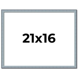 21x16 Frame Rustic Sky Blue Solid Wood Picture Frame | 0.75 Inch - Bed ...