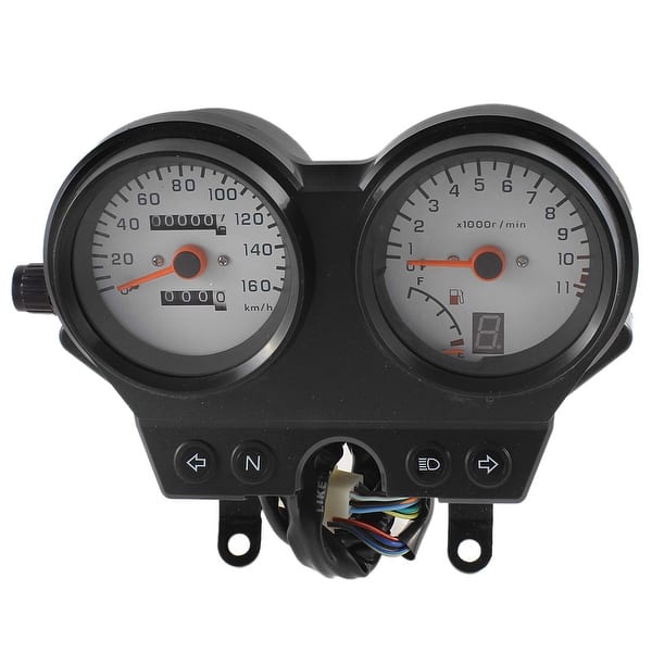 0-11000r/min Motorcycle Dual Odometer Speedometer Tachometer Assembly ...