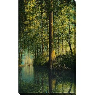 "Peaceful River" Print on Canvas - Bed Bath & Beyond - 36038660