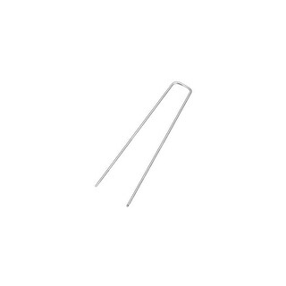 U-Shaped Garden Staples 150 x 25 x 3mm(LxWxD) 3mm Rod Dia Square 10pcs ...