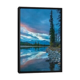 iCanvas "Athabasca River And Colin Range, Rocky Mountains, Jasper ...