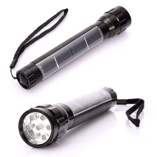 Long Throw Solar Led Flashlight - Never Needs Batteries - Bed Bath ...