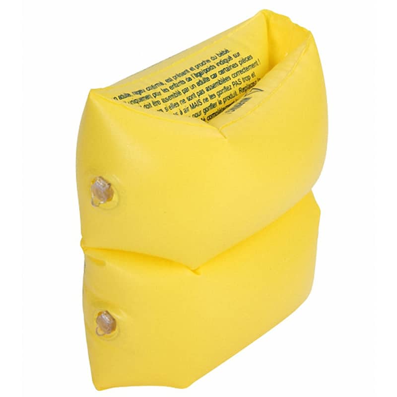 Set of 2 Inflatable Yellow Swimming Pool Arm Floats For Kids - 7" - On ...