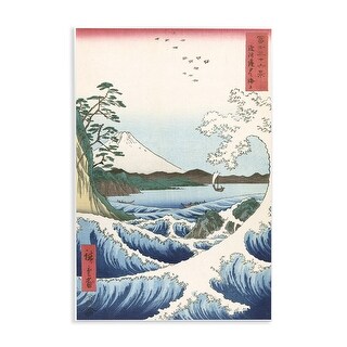 Stupell Classical Japanese Wave Wall Plaque Art Design By ...
