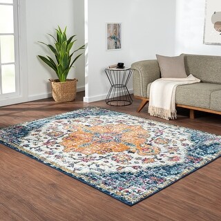 Madison Park Kenneth Boho Medallion Woven Area Rug - Bed Bath & Beyond ...