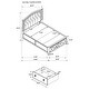 Bling Game Storage Bedroom Set Metallic Platinum - Bed Bath & Beyond ...