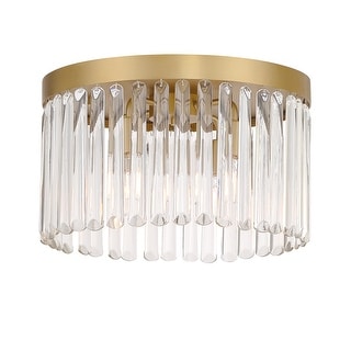 Emory 4 Light Modern Gold Ceiling Mount - 15''W x 9.12''H - Bed Bath ...