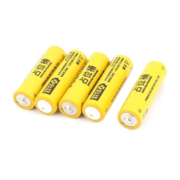 5 Pcs AA Size Reduce Voltage Battery Shaped Spacer Unit For Lifepo4 ...
