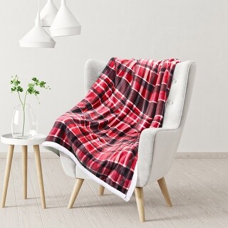 50" x 60" Plaid Flannel Throw Blanket(2 Pack Set of 2) - Bed Bath ...