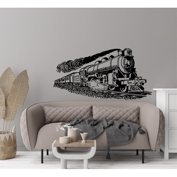 Train Wall Decal Locomotive Decal Vinyl Stickers - Bed Bath & Beyond ...