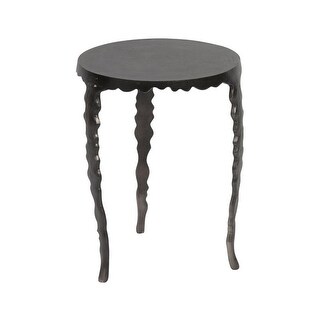 BePureHome Twist Black Curved Leg Side Table - Bed Bath & Beyond - 34166430
