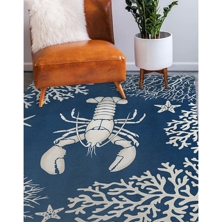 I LOVE LOBSTER Area Rug By Kavka Designs - Bed Bath & Beyond - 36549528