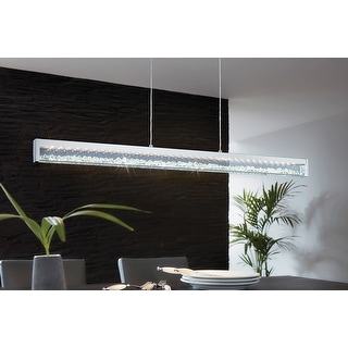 Eglo Cardito 1 Chrome 6-light Pendant with Clear Glass - Bed Bath ...