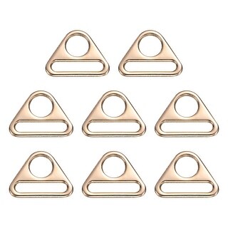 8 Pcs Triangle Buckles Adjuster Triangle D Rings Strap - Bed Bath ...