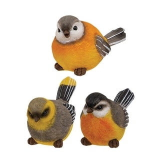 Round Resin Spring Bird 3 Asstd. - 2.5” x 2.5” x 4.5” - Bed Bath ...
