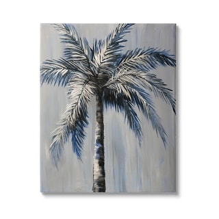 Stupell Grey Modern Palm Tree Canvas Wall Art Design by Nan - Bed Bath ...