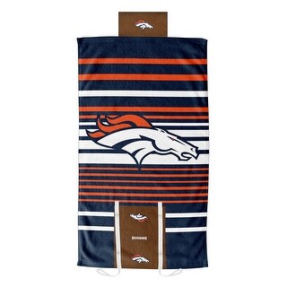 NFL 982 Broncos Lateral Comfort Towel - 32x60 - Bed Bath & Beyond ...