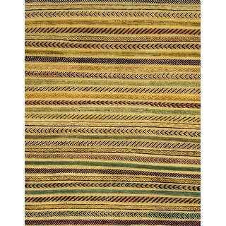 Ahgly Company Machine Washable Abstract Bee Yellow Area Rugs - Bed Bath ...