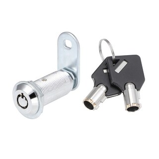 Tubular Cam Lock 40mm Cylinder Length Chrome Finish Keyed Different ...