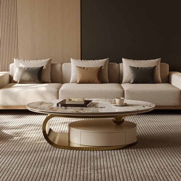 Pedestal 40" Coffee Table - On Sale - Bed Bath & Beyond - 39887730