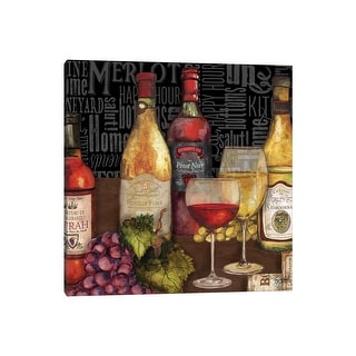 iCanvas "Wine Still Life On Black" by Mary Beth Baker Canvas Print ...