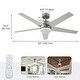 Moasis 5 Blade Ceiling Fan - Bed Bath & Beyond - 40296513