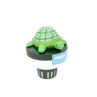 Turtle Floating Swimming Pool Chlorine Dispenser - 7.5" - Green and ...