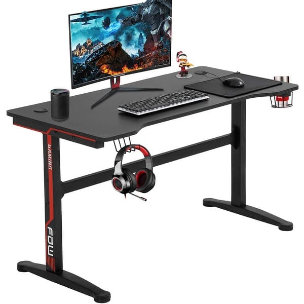 Gaming Desk Computer Desk Home Office Desk Extra Large Modern Ergonomic ...