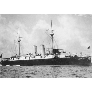 Spanish Warship 1898. /Nthe Spanish Cruiser Infanta Maria Teresa ...