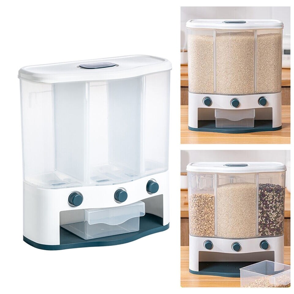 Folding 25KG Rice Dispenser Kitchen Storage Container - Bed Bath ...