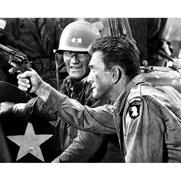 John Wayne and Kirk Douglas in In Harms Way Photo Print - Bed Bath ...