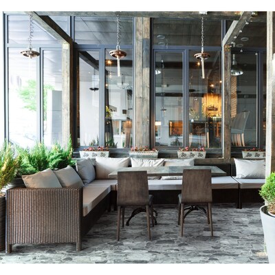 Merola Tile Rambla Arena 15.75" x 23.75" Porcelain Floor and Wall Tile ...