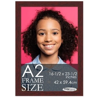 A2 Frame Brown Modern Minimalist - Wooden 16.5x23.5 Frame - Modern Wood ...