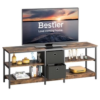 Bestier TV Stand for 65 inch TV Entertainment Center with Storage ...